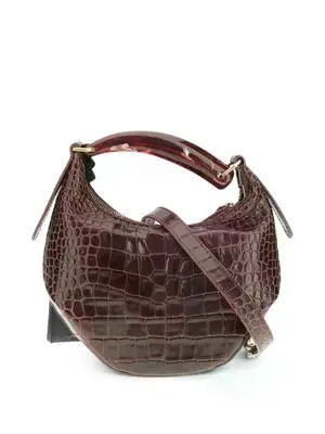 VISONA` Bengala Croc-effect Shoulder Bag