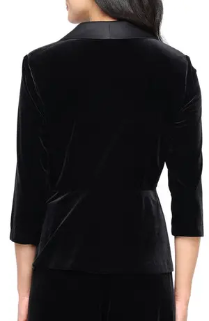 Alex Evenings Stretch Velvet Top