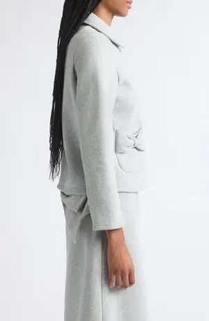 Sandy Liang Knoll Bow Detail Jacket