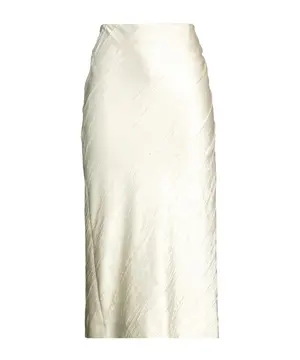 Sportmax Minimalist Satin Midi Skirt