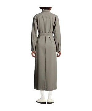 Max Mara Minimalist Solid Shirt Dress