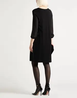 Max Mara Solid-color Long-sleeve Dress