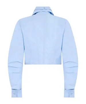 Elisabetta Franchi Long-sleeve Shirt With Snap Closures - Blue