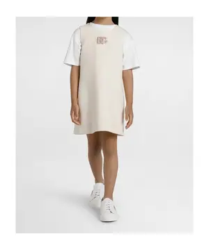 Dolce & Gabbana Logo-embroidered Sleeveless Dress