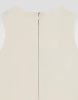 Dolce & Gabbana Logo-embroidered Sleeveless Dress