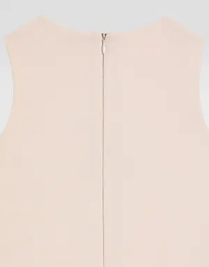 Dolce & Gabbana Logo-embroidered Sleeveless Dress