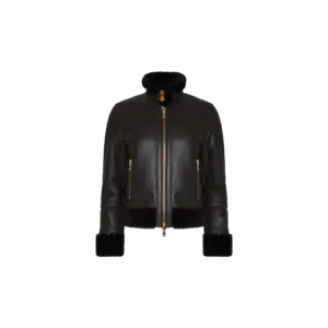 L'Agence Glacia Shearling Jacket