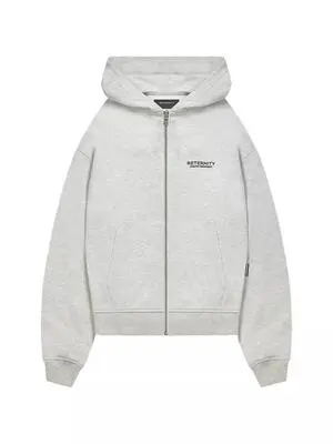 RETERNITY Creative Dept Zip-up Hoodie - Grey