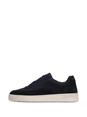 Filling Pieces Mondo Grain-texture Suede Sneakers - Blue