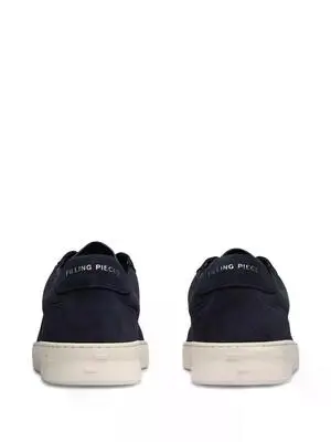Filling Pieces Mondo Grain-texture Suede Sneakers - Blue