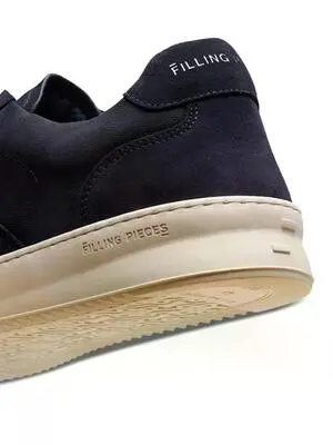 Filling Pieces Mondo Grain-texture Suede Sneakers - Blue