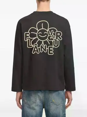 FLANEUR Happy Flower Floral-print T-shirt