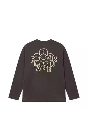FLANEUR Happy Flower Floral-print T-shirt