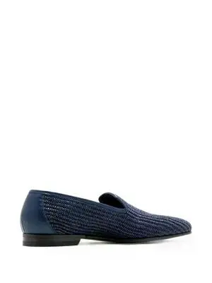 Manolo Blahnik Mario Woven Loafers