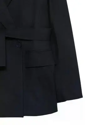 SEMICOUTURE Belted Double-breasted Blazer