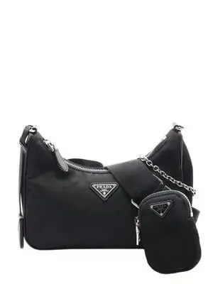 Prada 2000-2013 Tessuto Re Edition 2005 Satchel - Black