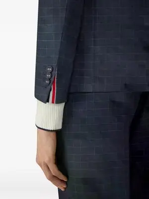 Thom Browne Windowpane Checked Blazer