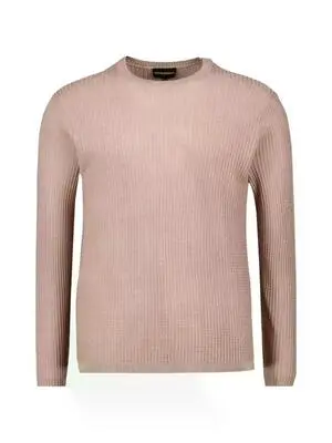 Emporio Armani Ribbed-knit Crew-neck Sweater
