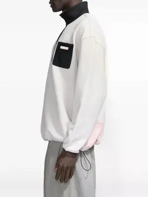 FLANEUR Badge Half-zip Sweatshirt
