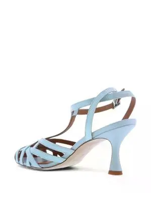 GIBALDI Patent-leather Cage Sandals