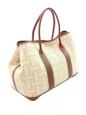Hermès 2008 Toile Mosaique Garden Party 36 Tote Bag - Neutrals