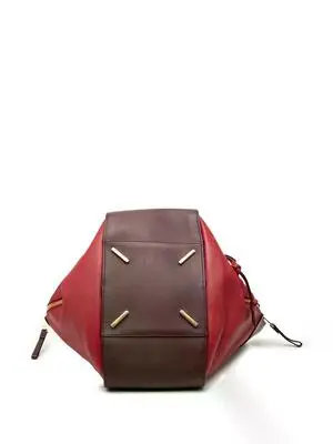 Loewe 2017 Small Bicolor Calfskin Hammock Bag Satchel