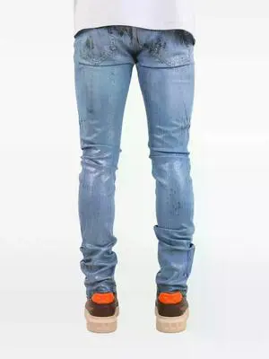 FLANEUR Side-stripe Skinny Jeans