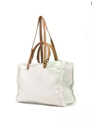 ERMANNO FIRENZE Crochet-embroidery Tote Bag