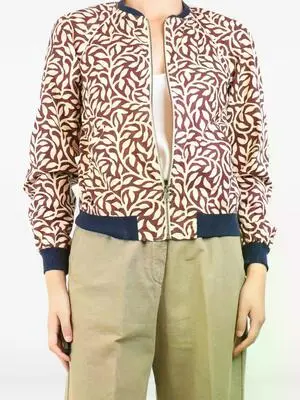 Soeur Foliage-print Bomber Jacket