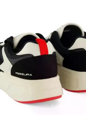 FESSURA Run 03 Logo-print Low-top Sneakers - Black