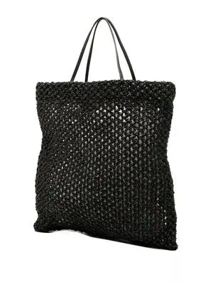 THE ROW 2000-2026 Mini Raffia Barn Tote Bag