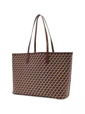 TAMMY & BENJAMIN Monogram Tote Bag - Brown