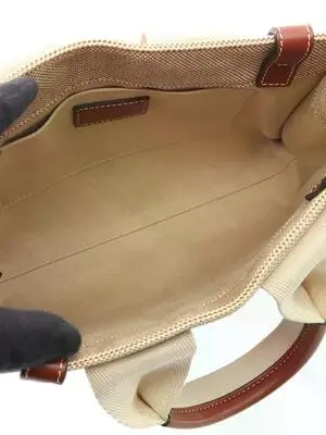 Chloé 2010-2026 Small Canvas Woody Tote Satchel