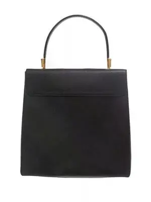 FERRAGAMO 1990-2000 Leather Gancini Top Handle Bag Satchel