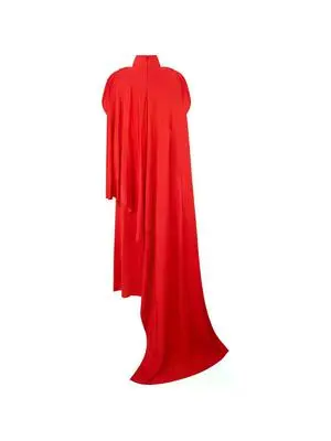 ELLERY Dolomith Asymmetric Back-train Maxi Dress