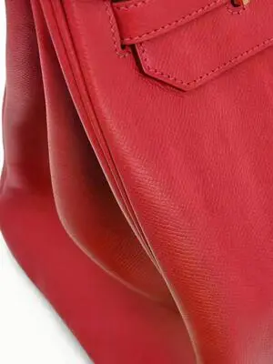 Hermès 2011 Epsom Birkin 40 Leather Tote Bag - Red