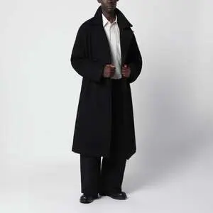 LEMAIRE Double-breasted Coat In Wool And Alpaca