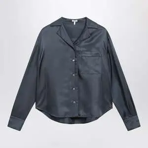 Loewe Dark Silk Twill Pajama Shirt