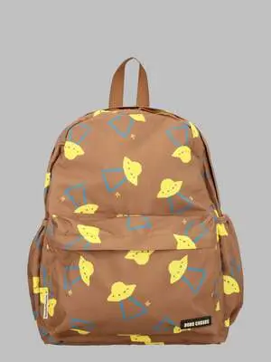 BOBO CHOSES Pixel Abduction All Over Backpack - Brown