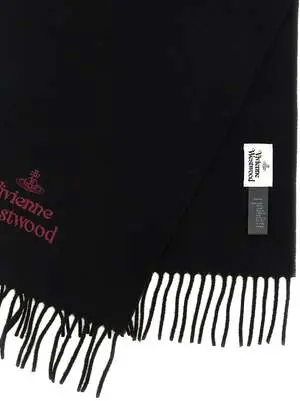 VIVIENNE WESTWOOD Logo Embroidery Scarf
