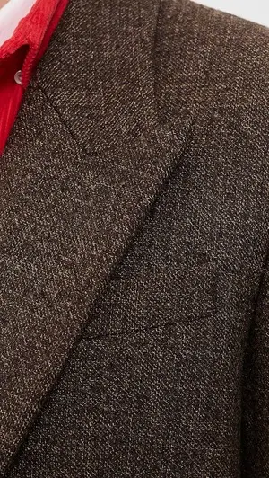 Acne Studios Ojammy Blurry Check Wool Coat