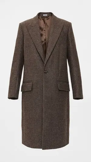 Acne Studios Ojammy Blurry Check Wool Coat
