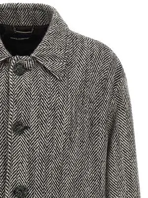 Dolce & Gabbana Chevron' Wool Coat