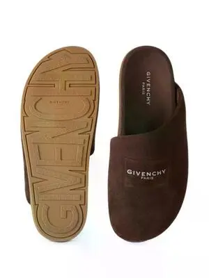 Givenchy Puffy Mules In Suede