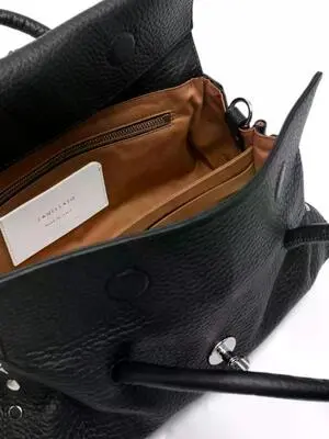 ZANELLATO Small Dotta® Grained-leather Tote Bag - Black