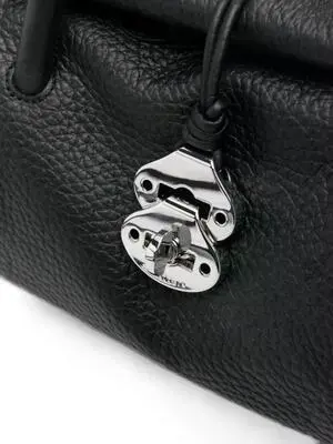 ZANELLATO Small Dotta® Grained-leather Tote Bag - Black