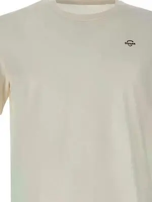 BLAUER. Logo-print T-shirt