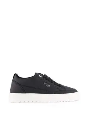 MASON GARMENTS Tia Nuovo Leather Low-top Sneakers - Black