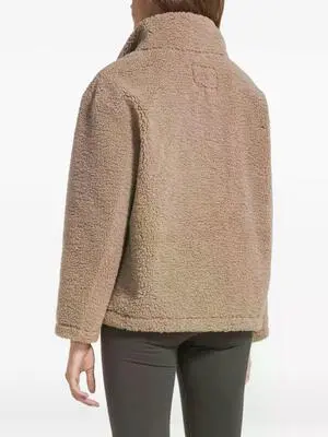 DEHA Fleece-texture Button-up Jacket