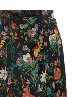 Gucci Printed Silk Midi Skirt